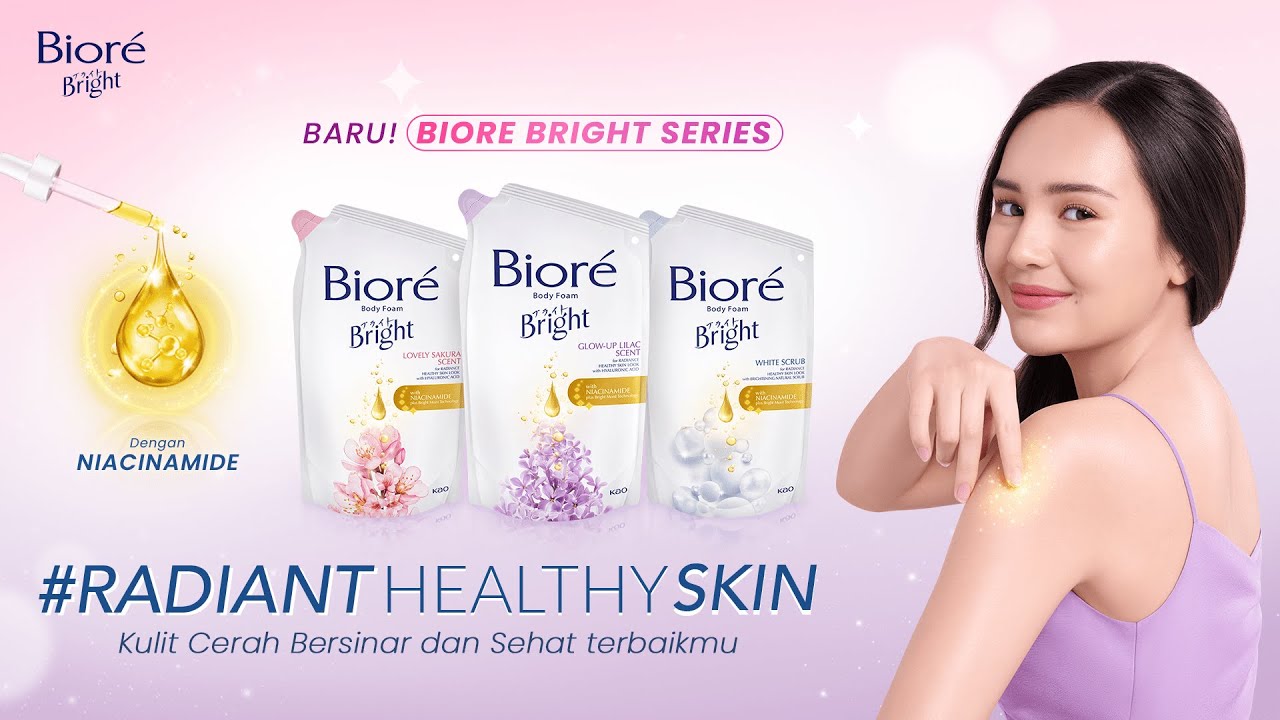 Biore Bright Series, The Key of #RadiantHealthySkin - YouTube