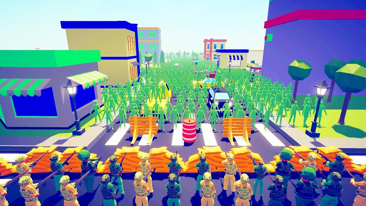 Zombies invaded Village And Modern Army Defense Mission - Totally ...