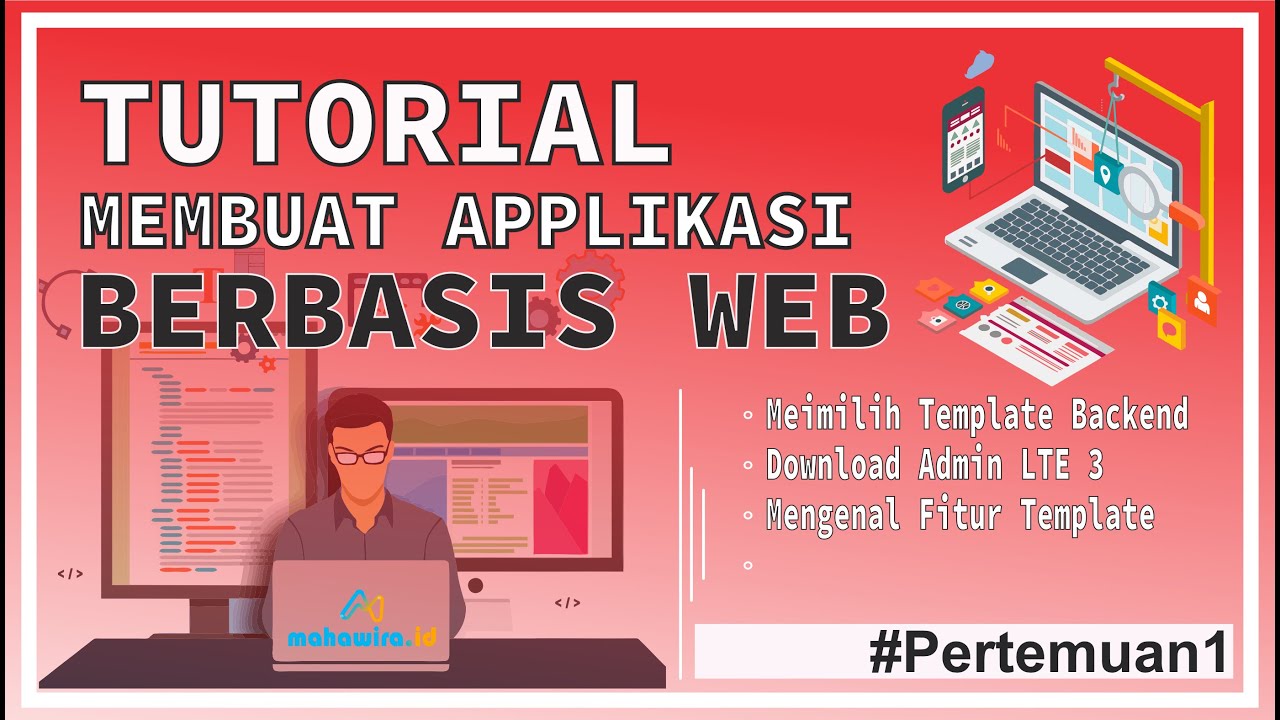 Cara Menggunakan Template Adminlte Bikin Website Sekolah Dinamis Vol1 Youtube
