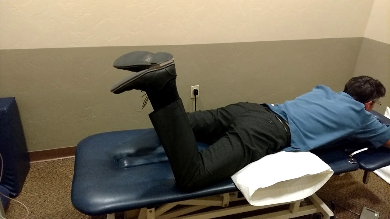 Prone heel Squeeze - YouTube