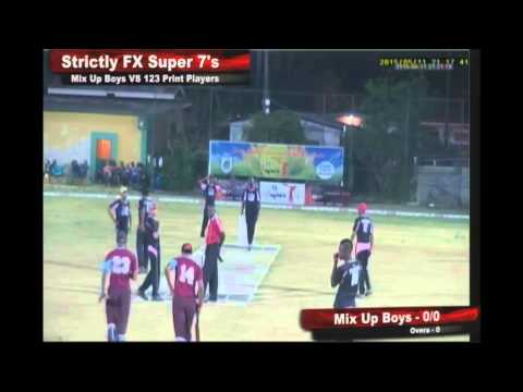 Strictly FX Super 7's - 123 Print Players VS Mix Up Boys - YouTube