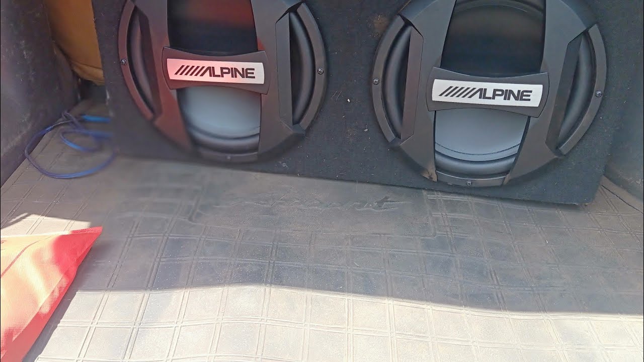 Alpine subwoofer - YouTube