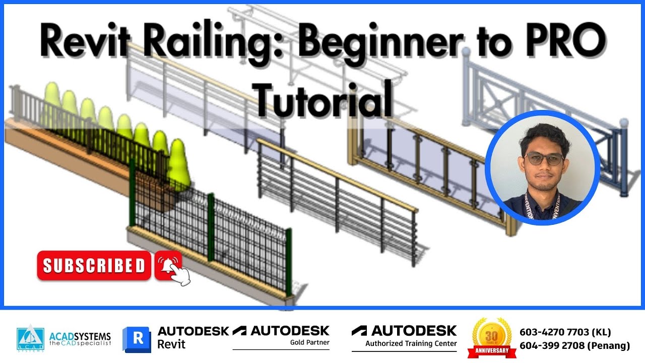 Autodesk Revit Railing: Beginner to PRO Tutorial - YouTube
