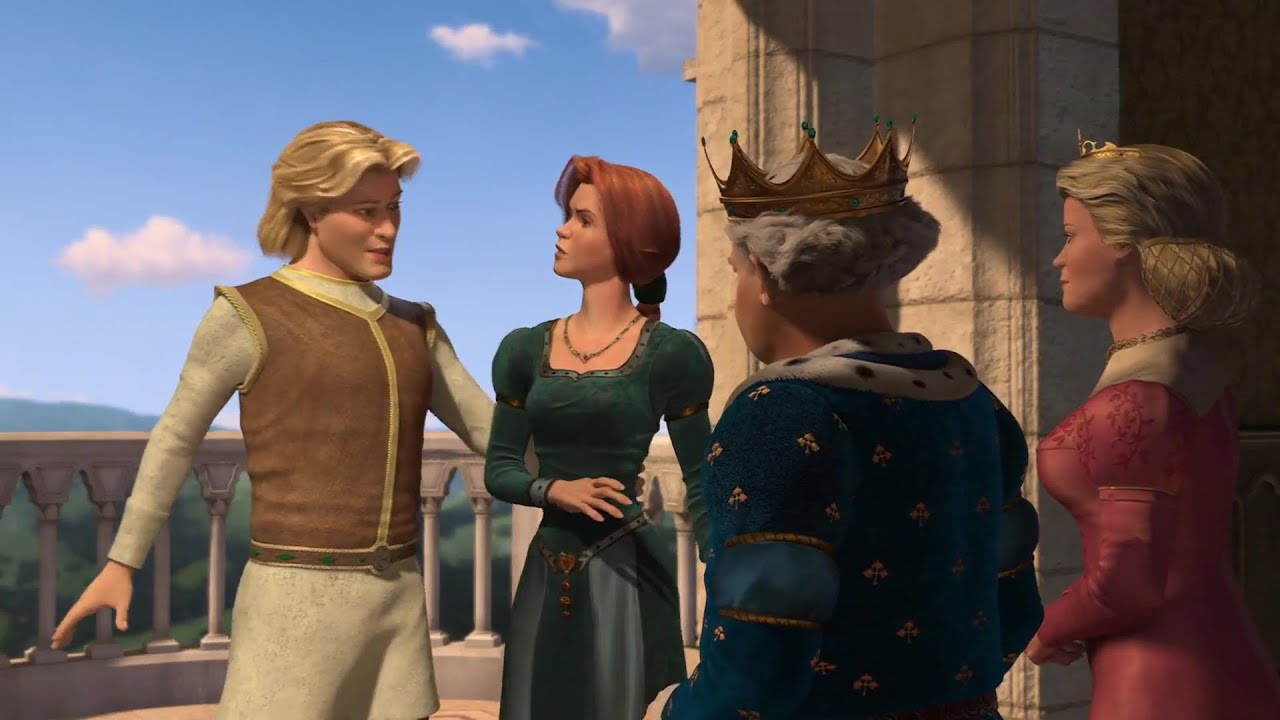 Charming poses as Shrek to win Princess Fiona (Shrek 2004) - YouTube