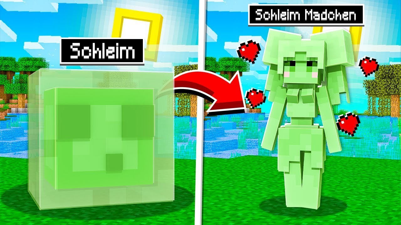 MINECRAFT MOBS zu MÄDCHEN VERWANDELN! - YouTube