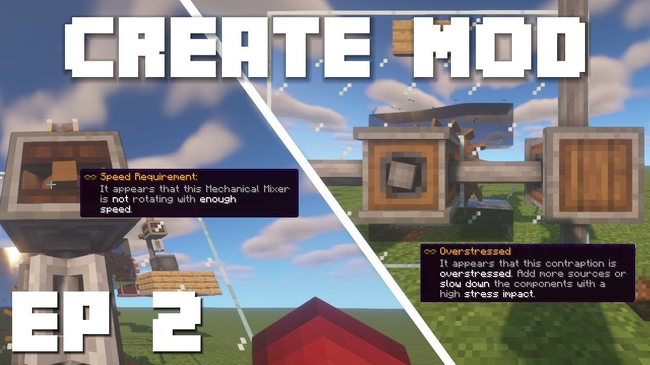 Create Mod 0.5 Ep2. Mechanical Mixer, Blaze Burner and Basin - YouTube