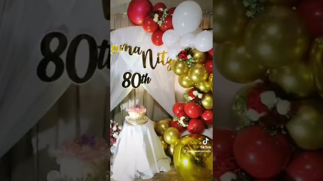 80th birthday decorations store