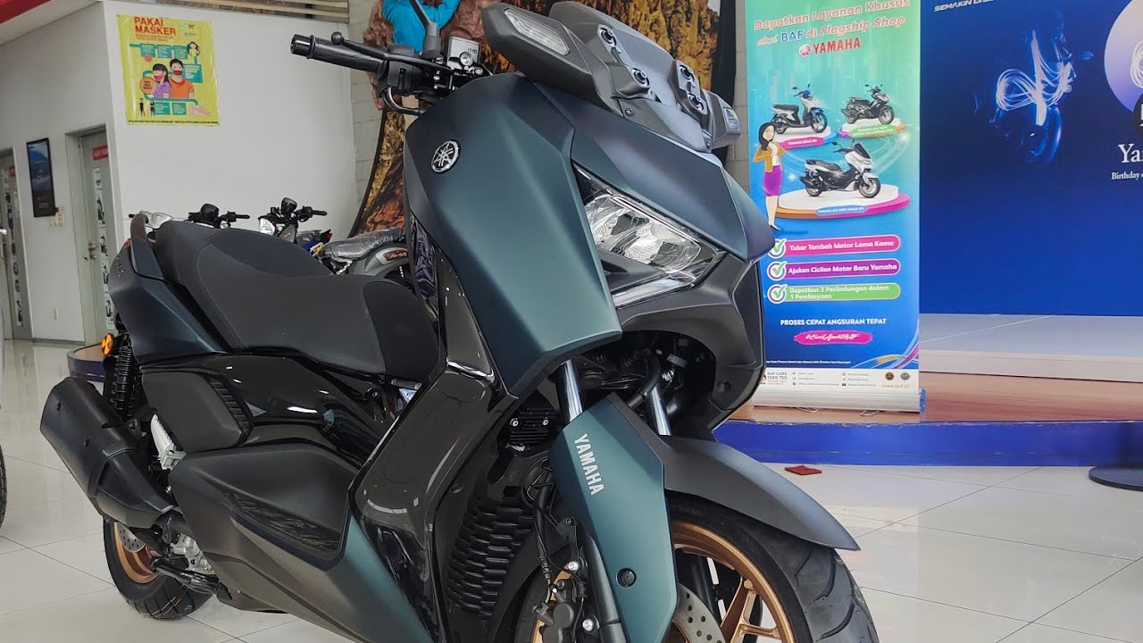 YAMAHA NEW XMAX 2023 WARNA HIJAU AUTO ELEGAN & GANTENG - YouTube