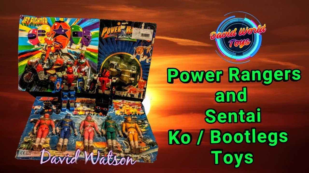 Tokusatsu Power Rangers and Sentai Ko / Bootlegs toys - YouTube