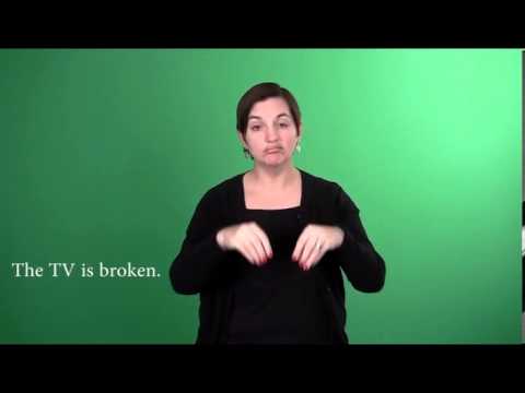 Sign Language - Level 1: Use of Breakdown, Shutdown, Wear-Out, Break ...