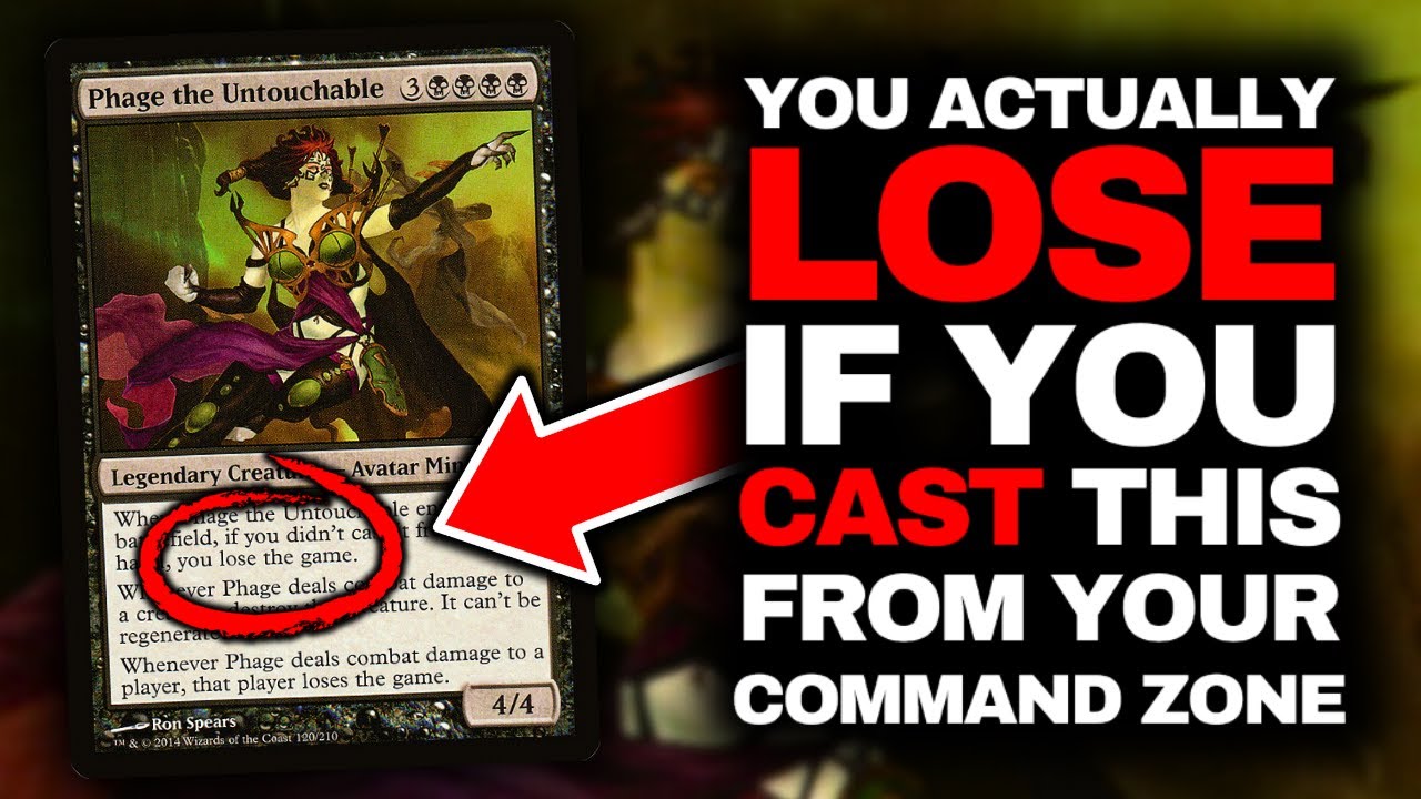 Phage, The Untouchable EDH Deck Tech - You Lose If You Cast This ...
