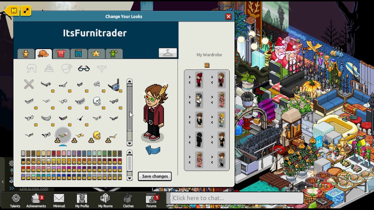 Habbo Hotel: RARE Gold Accessory Pack v.2 *NEW* - YouTube