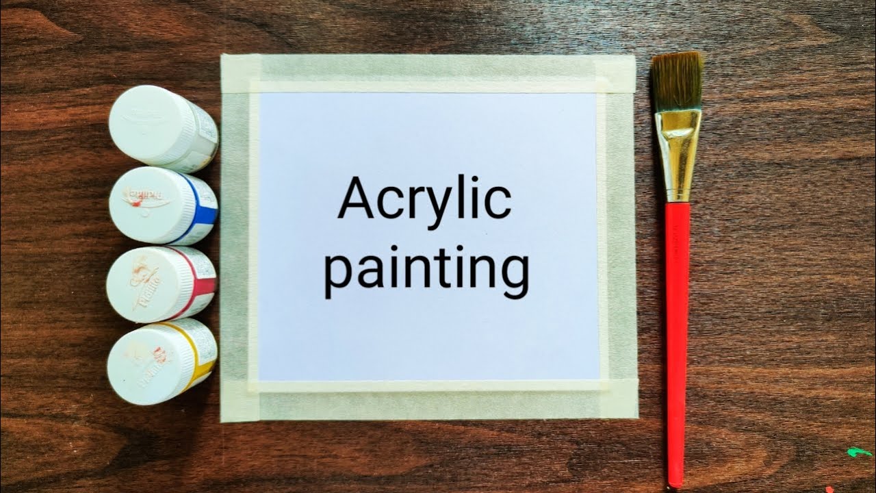 Acrylic Painting step by step | Beautiful Landscape | Acrylic Painting ...