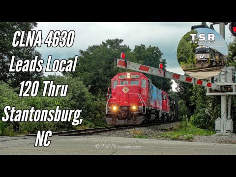 CLNA 4630 Leading the Charge On Local 120 Rounding The Curve Into Stantonsburg NC at Speed - YouTube