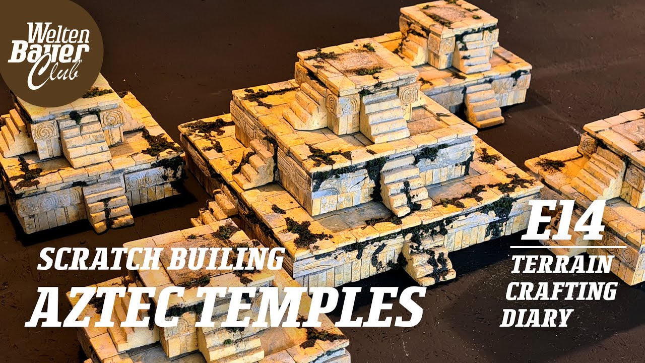 Starting a full table AZTEC TEMPLE board for AoS SERAPHON - YouTube