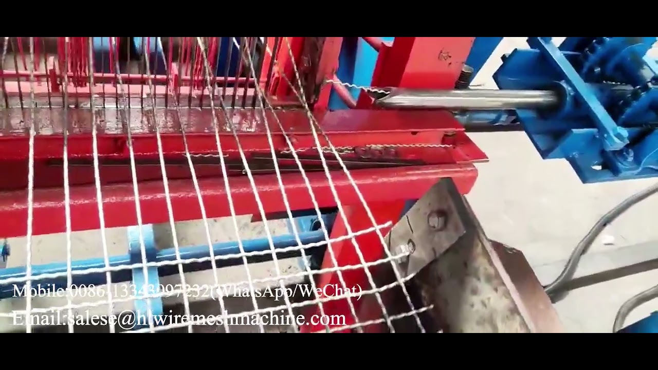 Steel crimped wire mesh weaving machine working video丨mine screen ginned wire mesh machine - YouTube