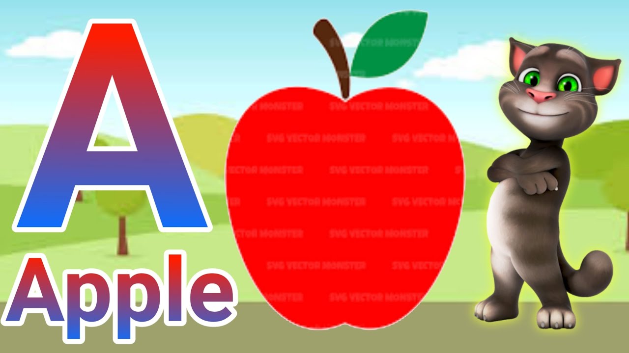 A For Apple Poem,Abc Cartoon,Learn Abc,A For Apple B For Ball,A For ...