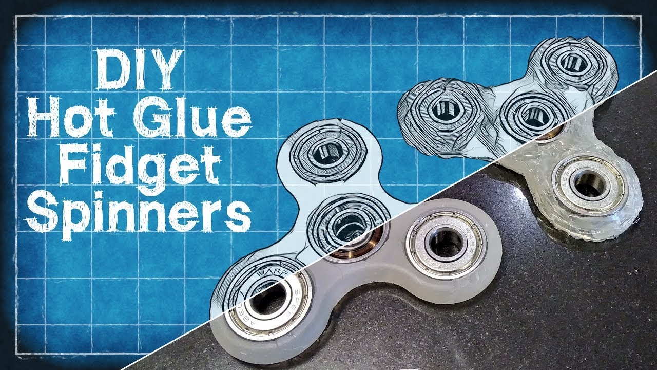 DIY Hot Glue Fidget Spinner - YouTube