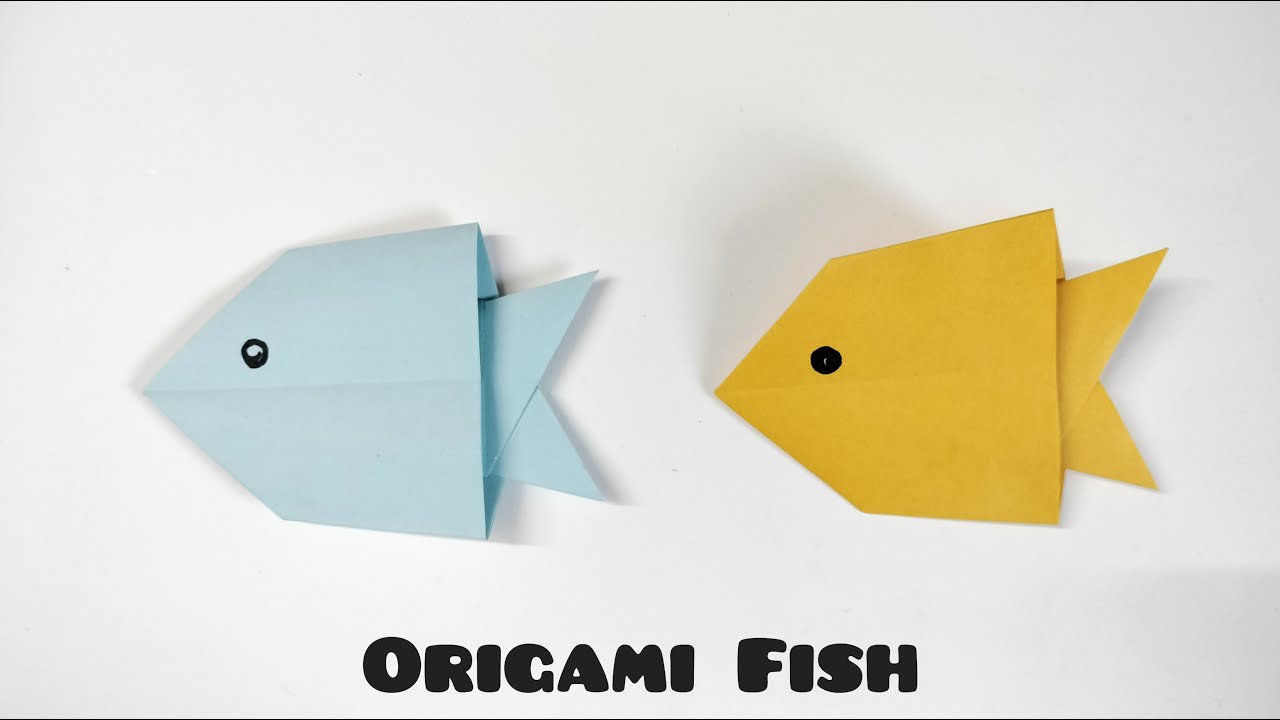 Origami Fish | Paper Fish | Origami Craft Ideas - YouTube