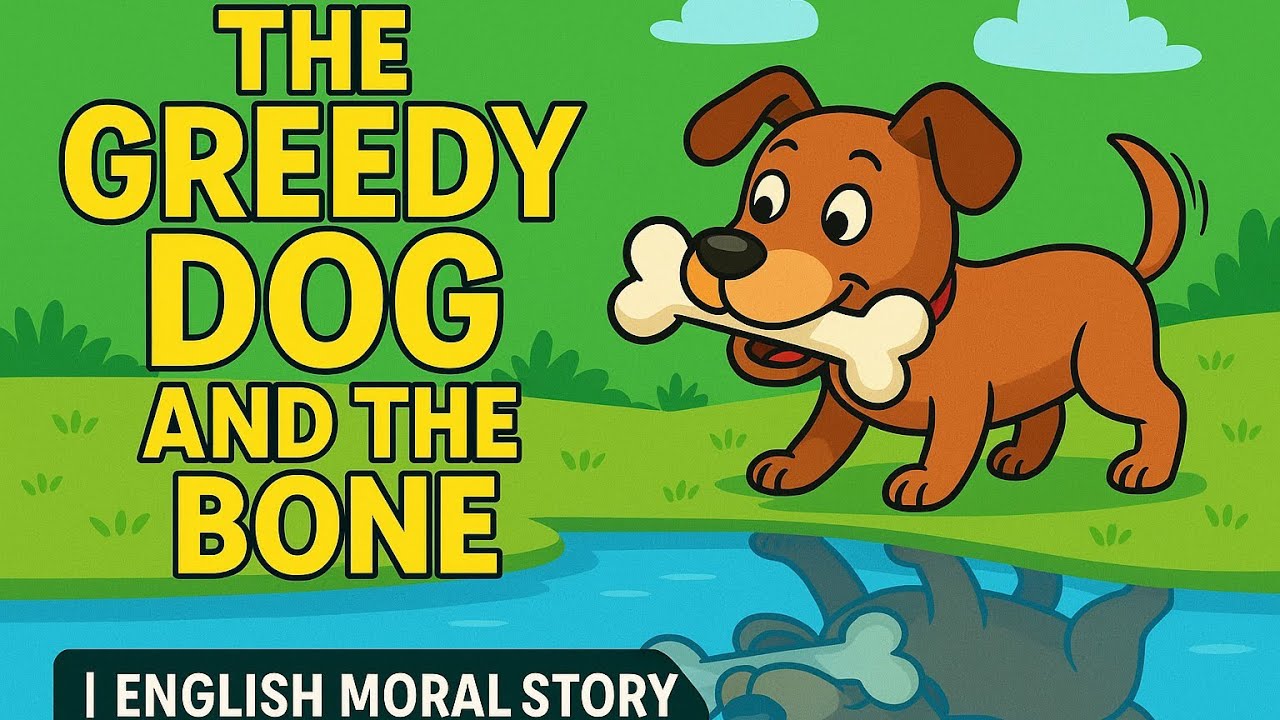 The Greedy Dog and the Bone 🐶🦴 | English Moral Story - YouTube