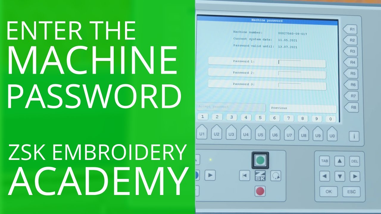 Enter the machine password - YouTube