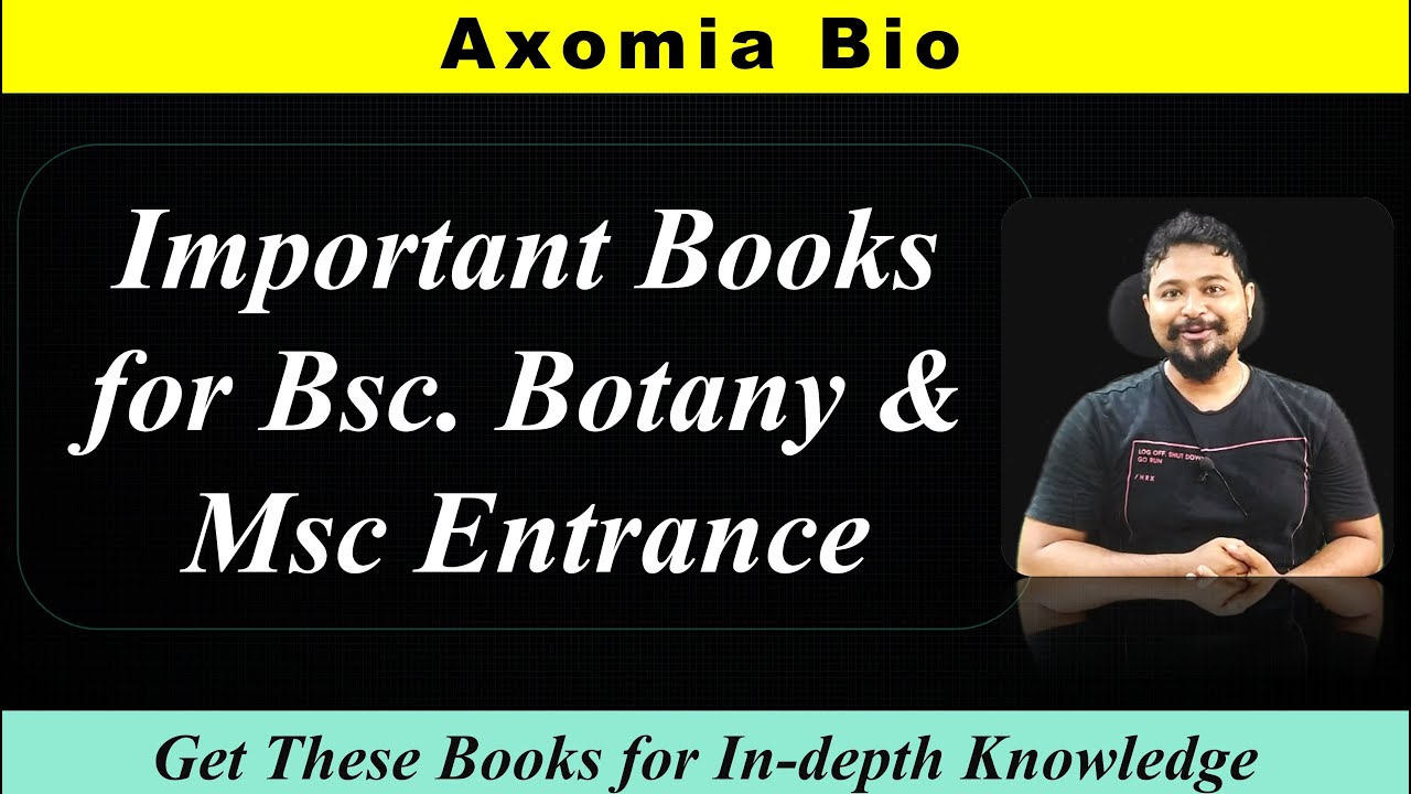 Get these important books for Bsc. Botany| Msc botany Entrance| CUET PG ...