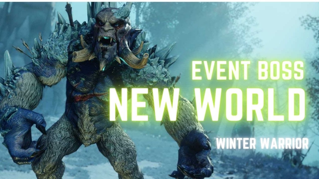 New World - Killing The Winter Warrior Event Boss - YouTube