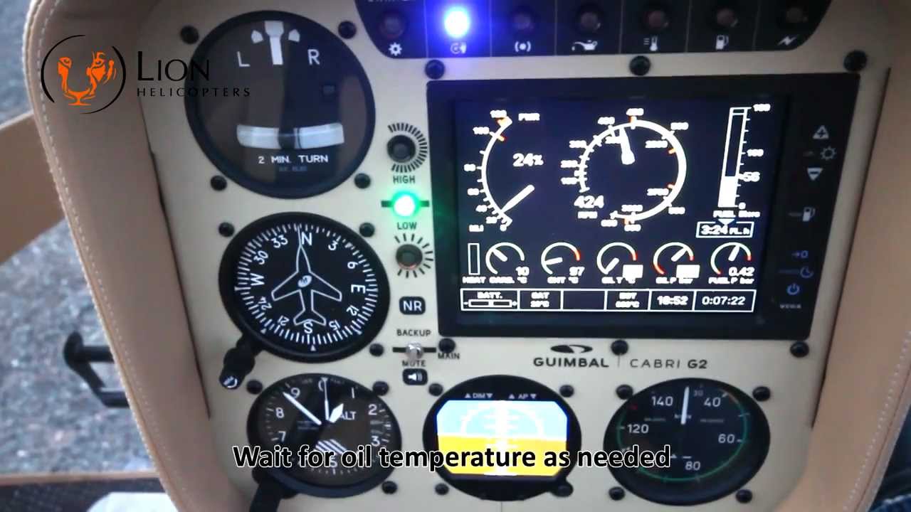 Guimbal Cabri G2: Start-up tutorial - YouTube