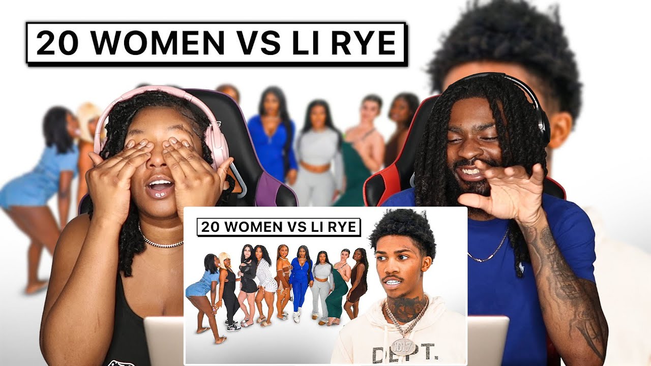 20 WOMEN VS 1 RAPPER : LI RYE | REACTION - YouTube