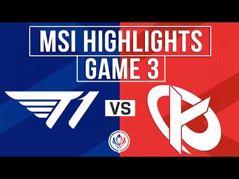 T1 vs KC Highlights Game 3 | MSI 2026 Play-Ins | T1 vs Karmine Corp