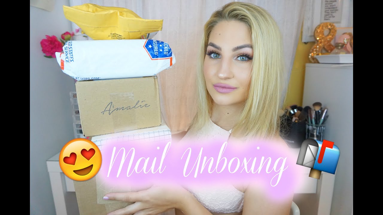 MAIL UNBOXING ♡ PR Packages, Makeup, etc. - YouTube