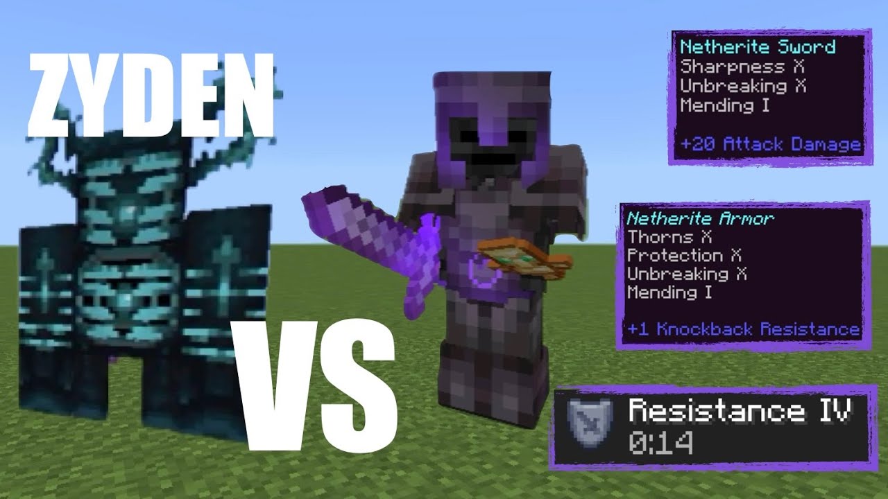 OP wither skeleton VS ZYDEN - YouTube