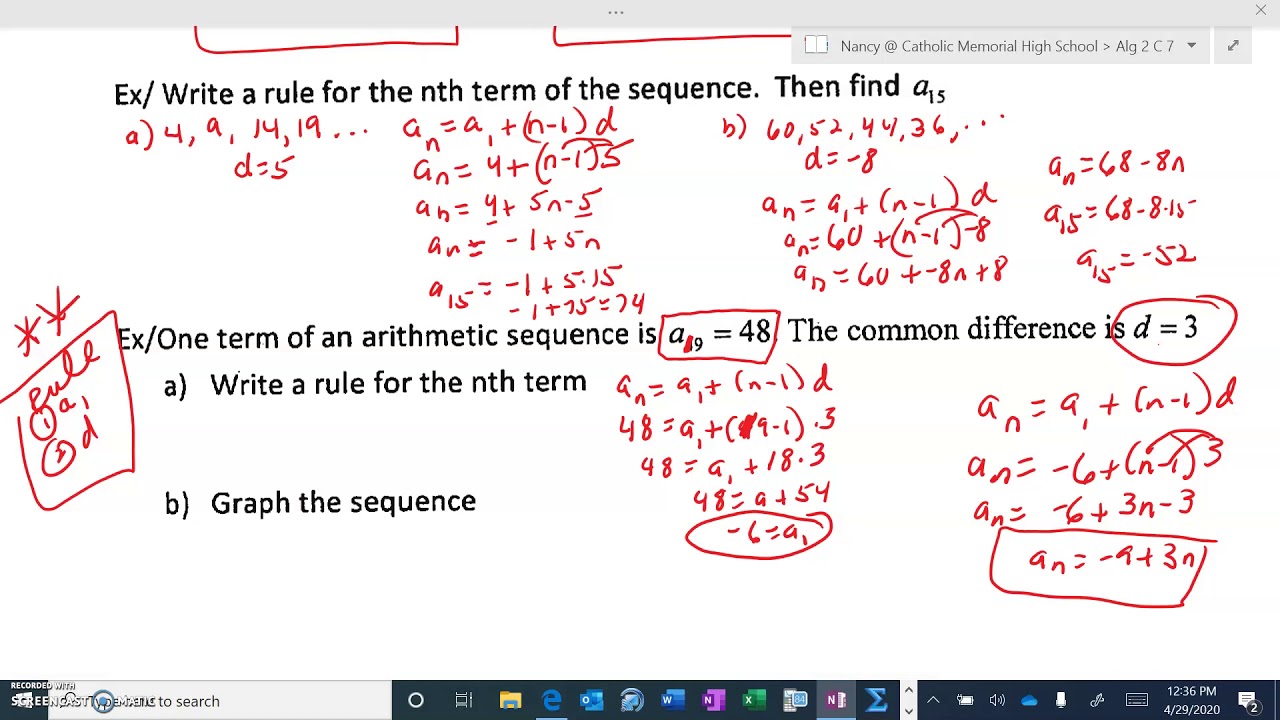 Alg 2 Sec 7 2 v1 - YouTube