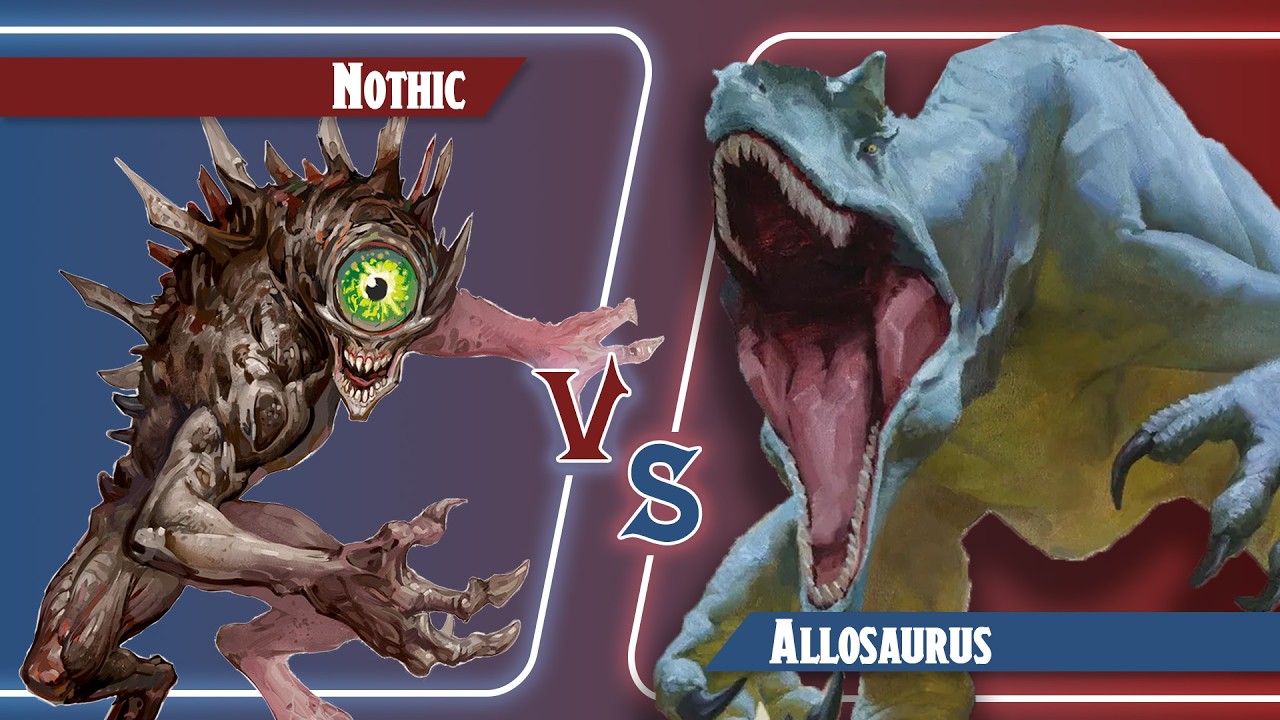 Nothic vs Allosaurus | Dungeons & Death Battles Season 2 Combat - YouTube