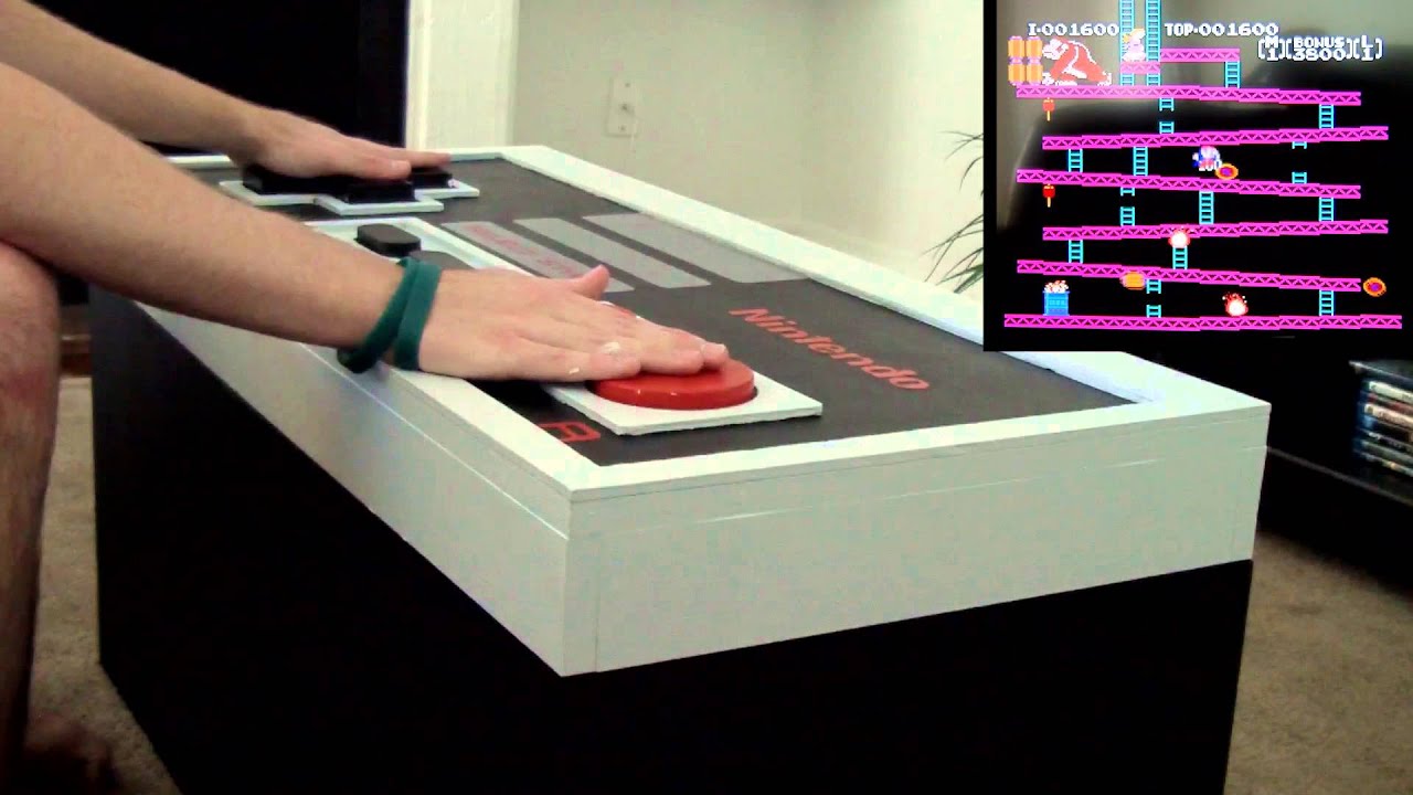Playing Nintendo Games With My Giant Controller - YouTube