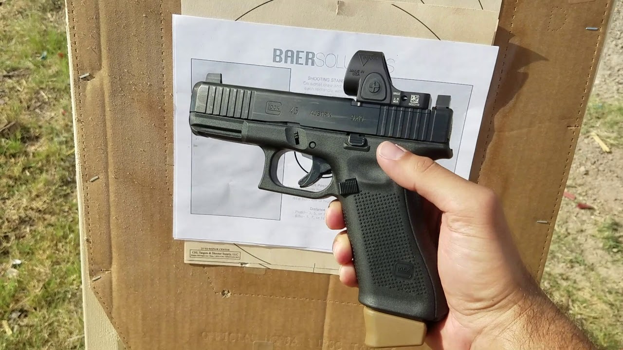 Baer Solutions Shooting Standard + Range PT - Trijicon SRO - Glock 45 ...
