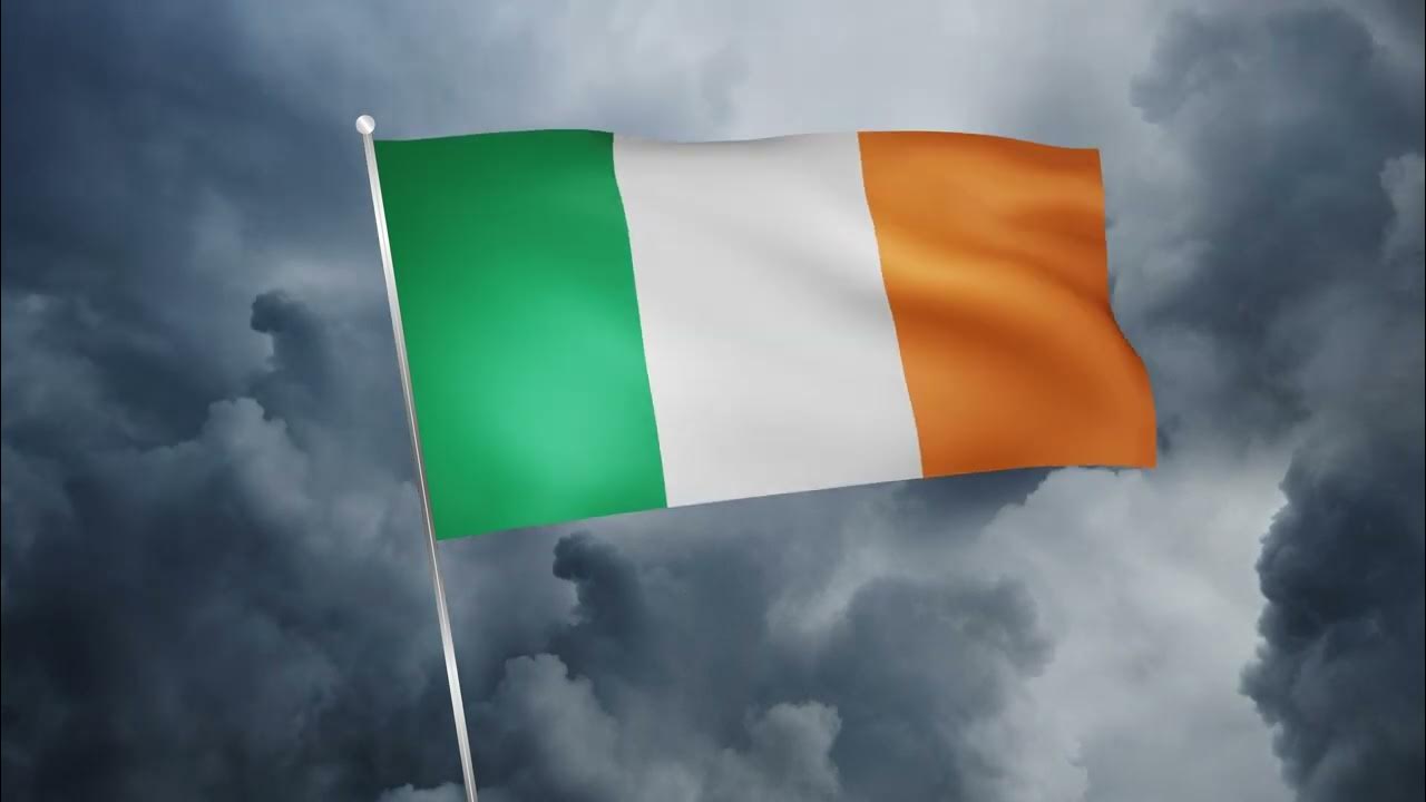IRELAND FLAG ANIMATION GREEN SCREEN (4K LOOP VIDEO) - YouTube