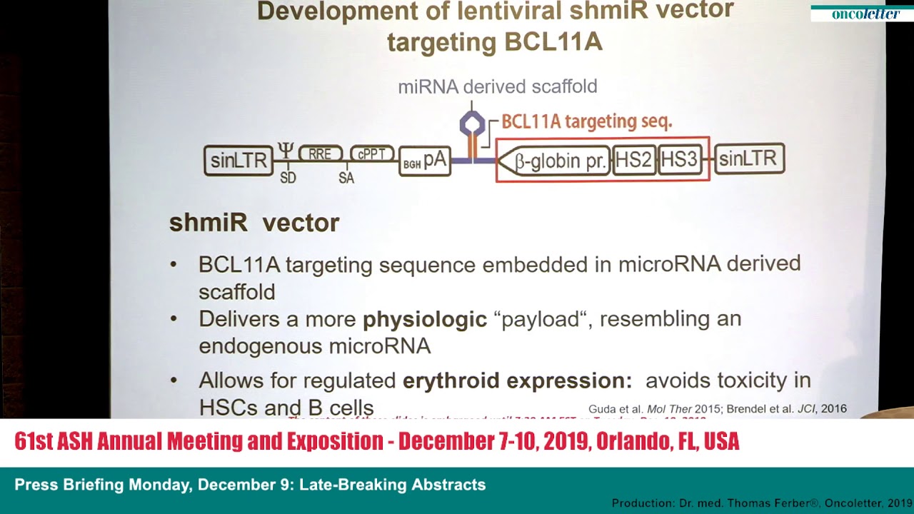 Validation of BCL11A As Therapeutic Target in Sickle Cell Disease - YouTube