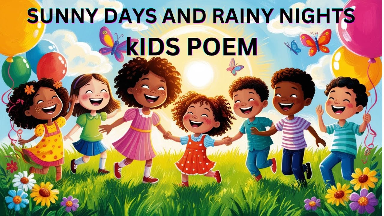 Sunny Days and Rainy Nights - Kids Poem Song - YouTube