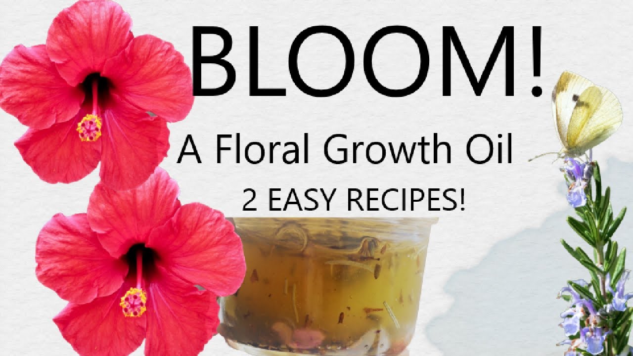 Bloom! A Floral Growth Oil 2 Easy Recipes! - YouTube