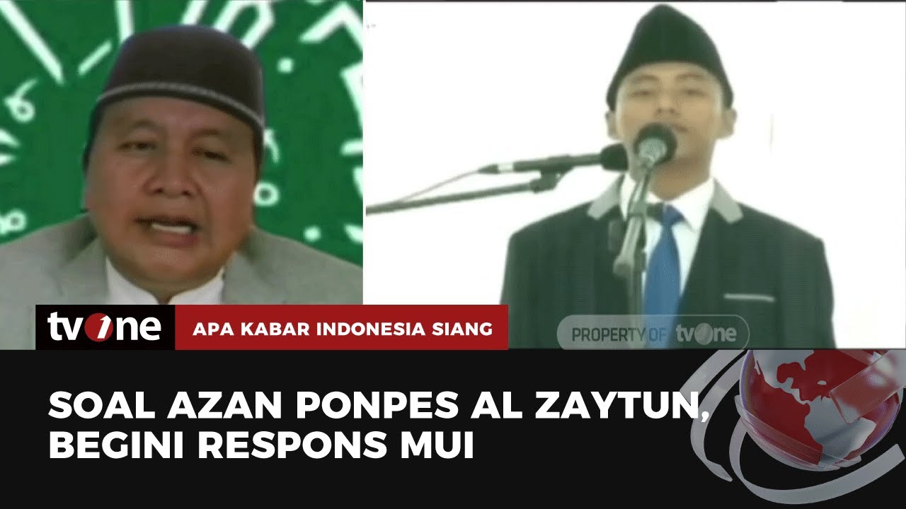 Membedah Azan "Nyeleneh" Al Zaytun Bersama Komisi Fatwa MUI | AKIS tvOne - YouTube