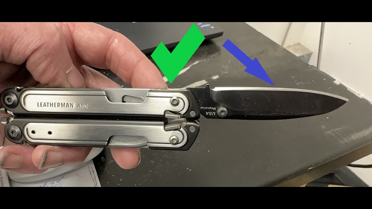 Leatherman Arc Blade Thoughts and Cutting - YouTube