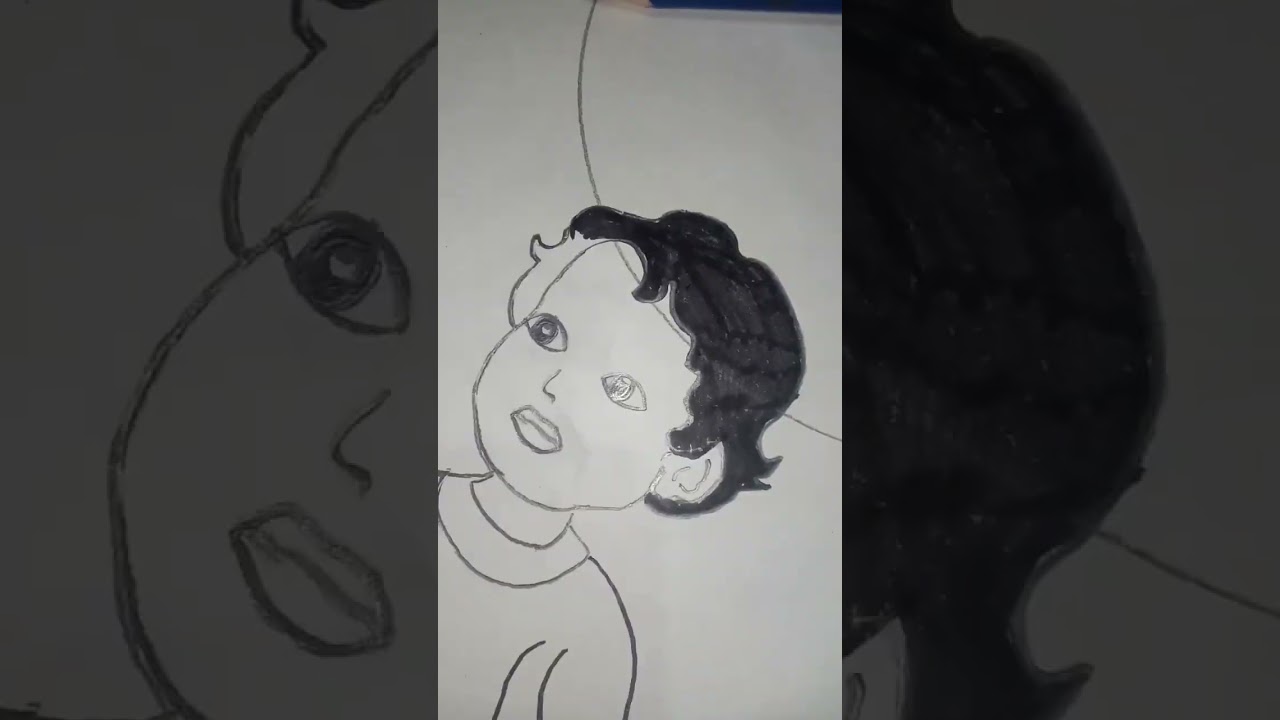 So😲😎👌💖 cute baby easy drowing #baby #drowingvideo - YouTube