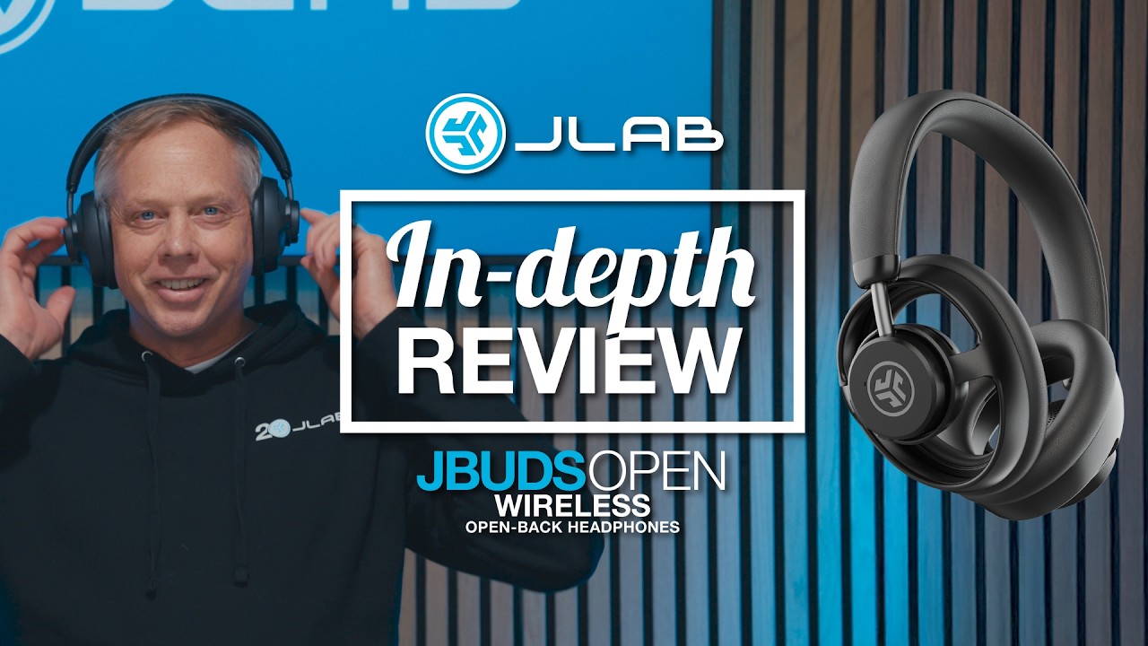 JLab JBuds Open Headphones: High-Quality Sound + Situational Awareness ...