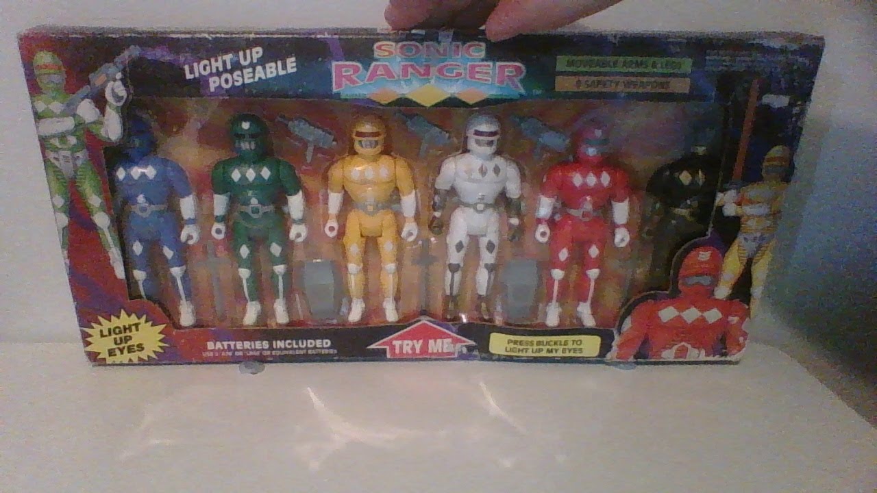 The SOMA Sonic Rangers Set of 6 Toy Unboxing - YouTube