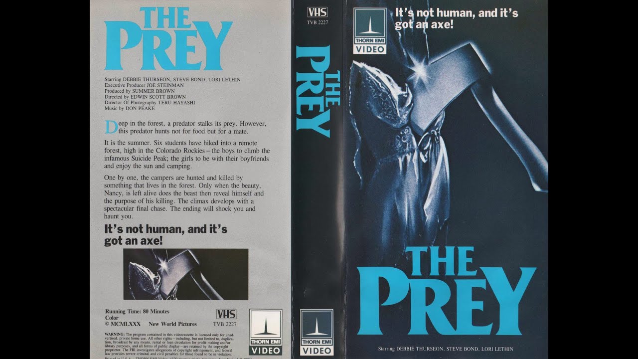 THE PREY --- 1984 - VHS Movie Review - YouTube