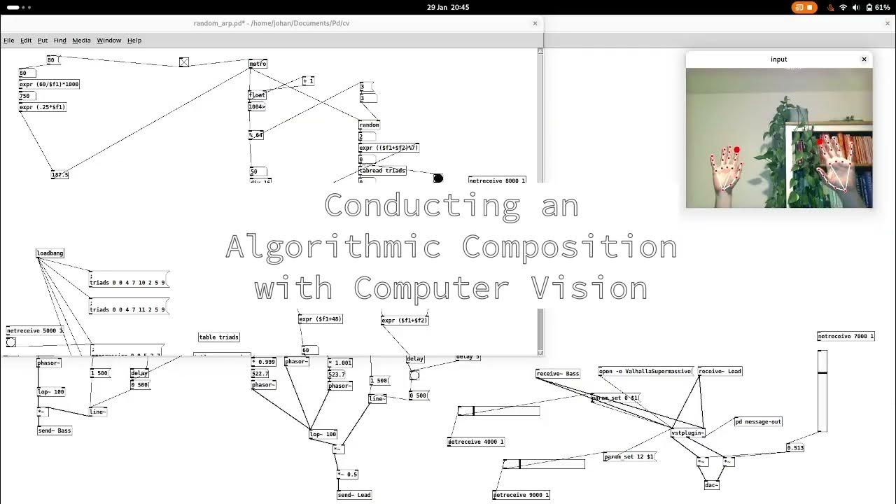 Conducting an Algorithmic Composition w/ Pure Data & Computer Vision ...