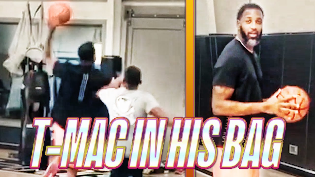 T-Mac showing incredible footwork and shot making ability at age 41 ...