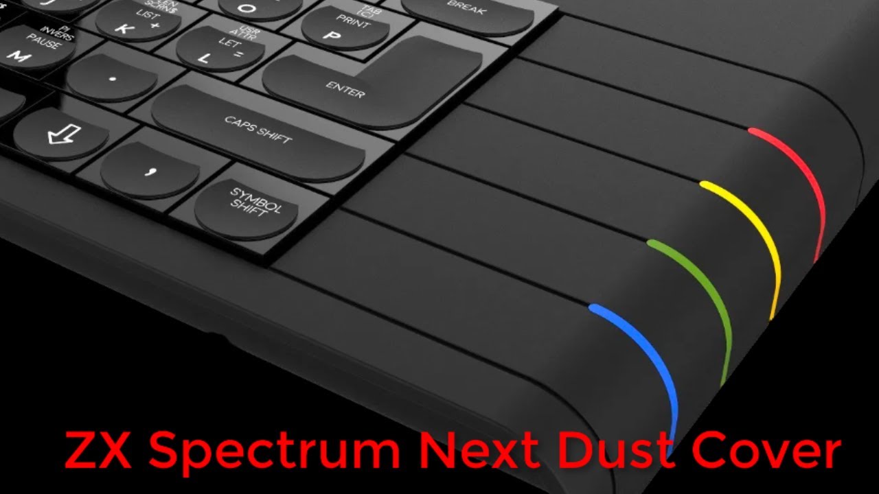 ZX Spectrum Next Dust Cover by Vintage is The New Old - YouTube