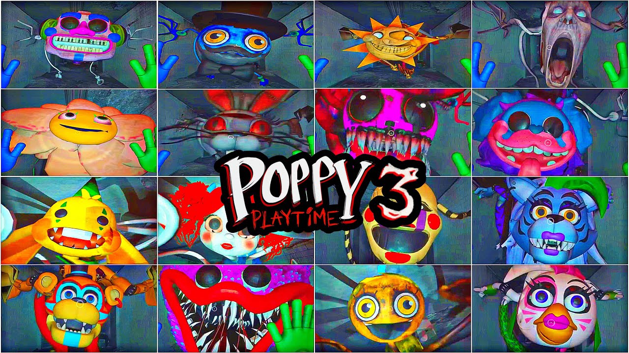 New Characters In Poppy Playtime Chapter 3 \ Screamers \ - YouTube